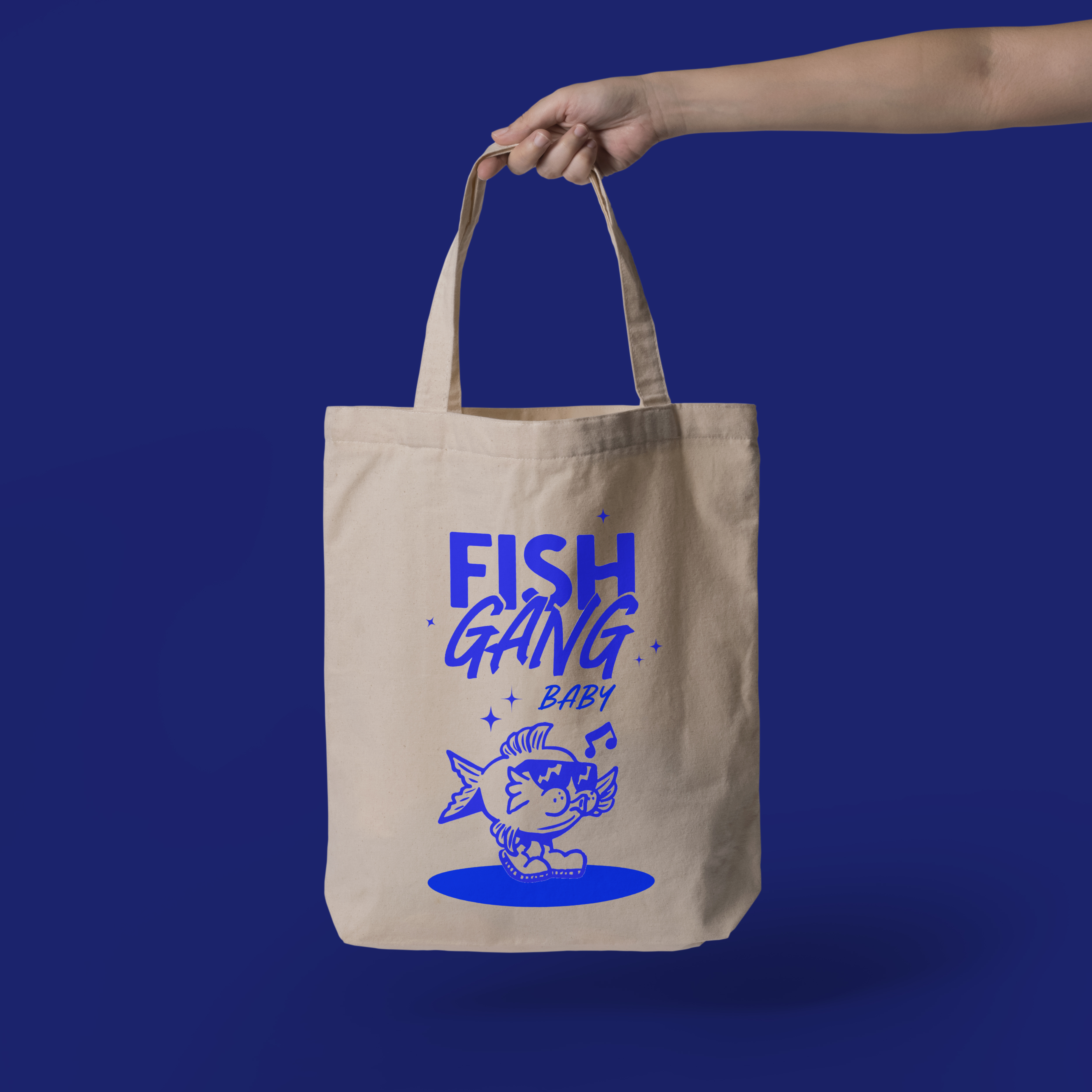 SWEAT FISH GANG - BLEU 45,00€